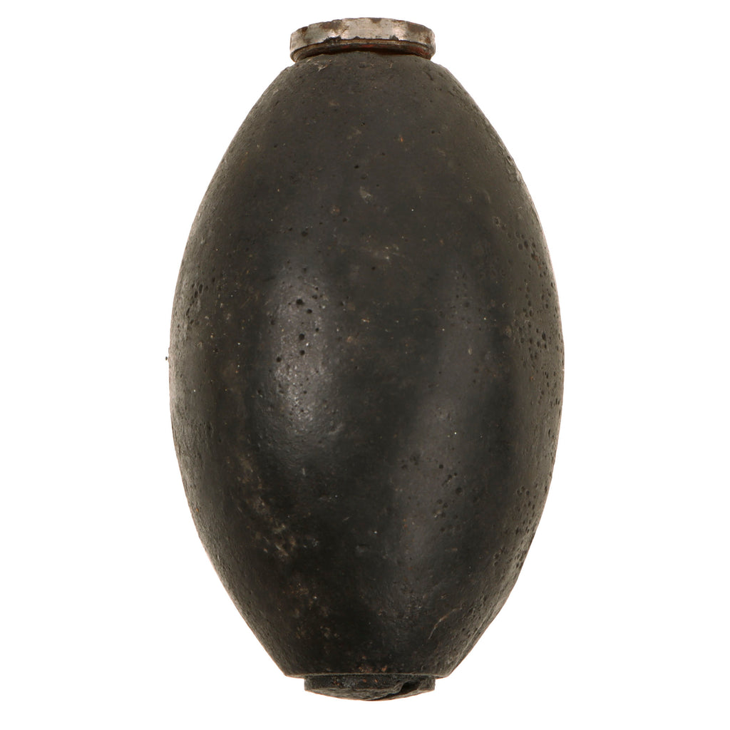 Original British WWI Inert No. 16 Oval Grenade with Fuze Screw - Dated ...