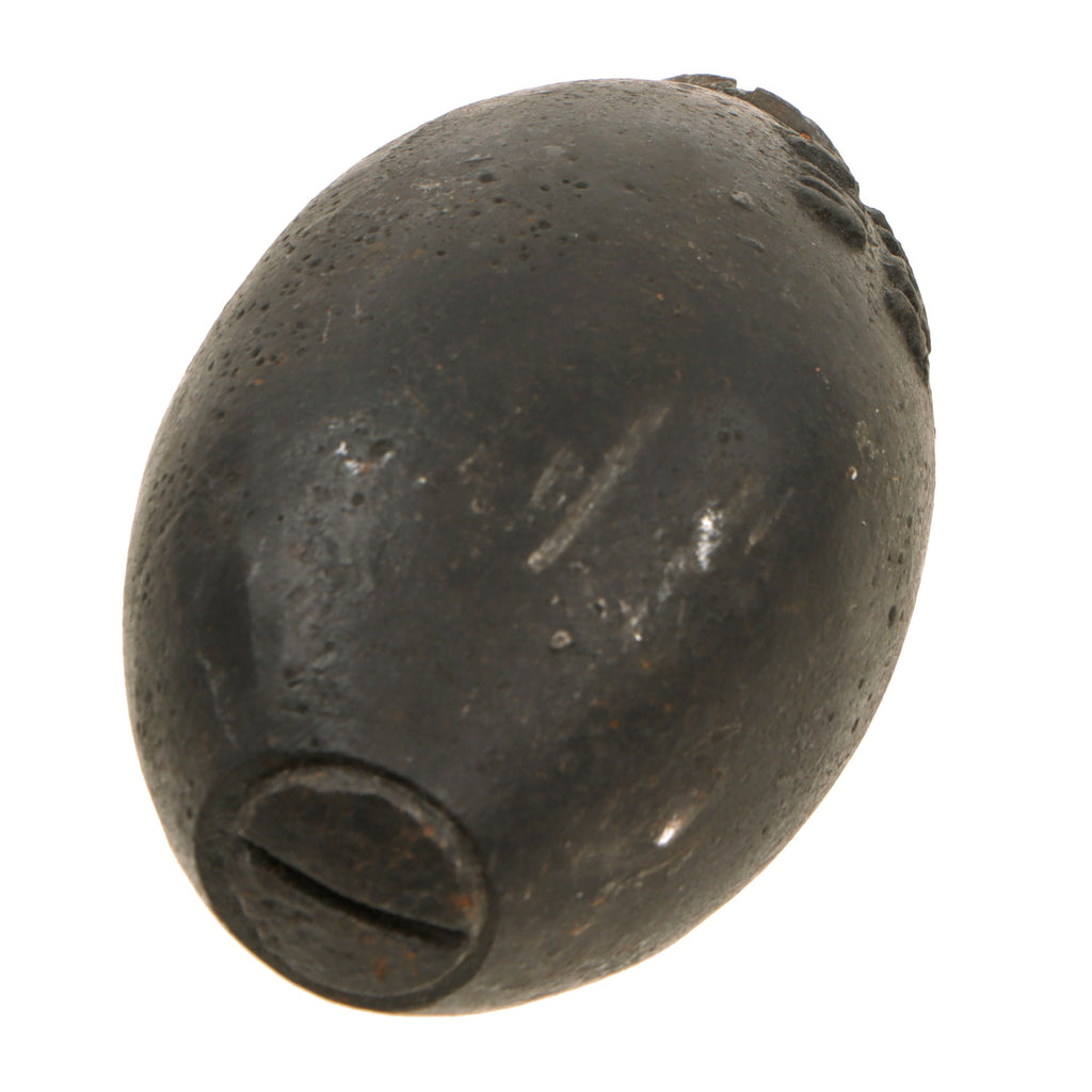 Original British WWI Inert No. 16 Oval Grenade with Fuze Screw - Dated ...