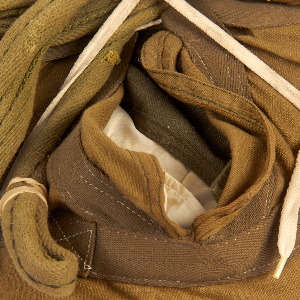 Original U.S. WWII G-1 Type Cargo Parachute Bag With Static Line ...