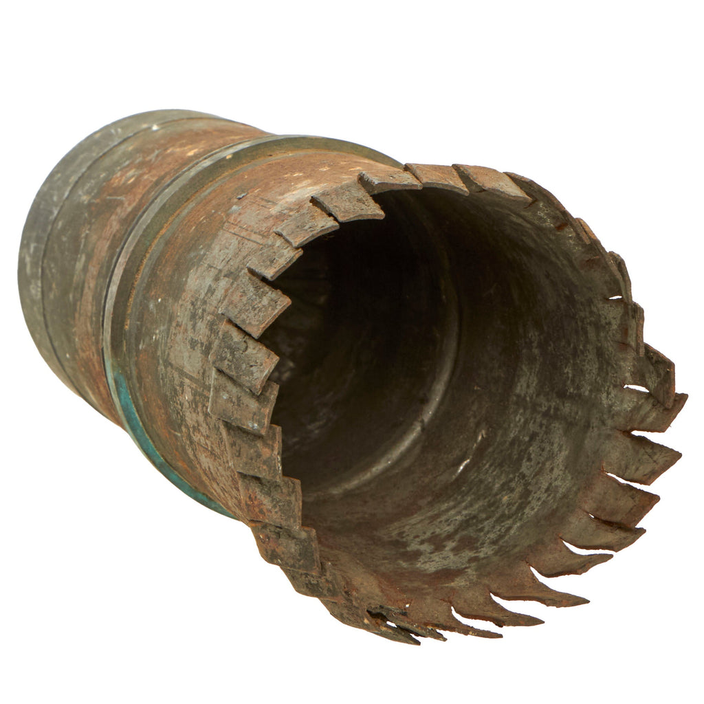 Original U.S. Civil War Inert 3” 12 Pounder Anti-Personnel Canister Sh ...