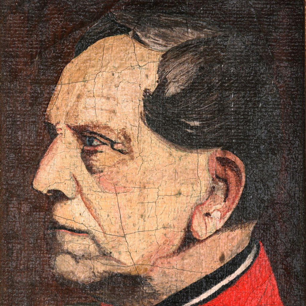 Original Imperial German Framd Painting of Helmuth Von Moltke the Elde ...