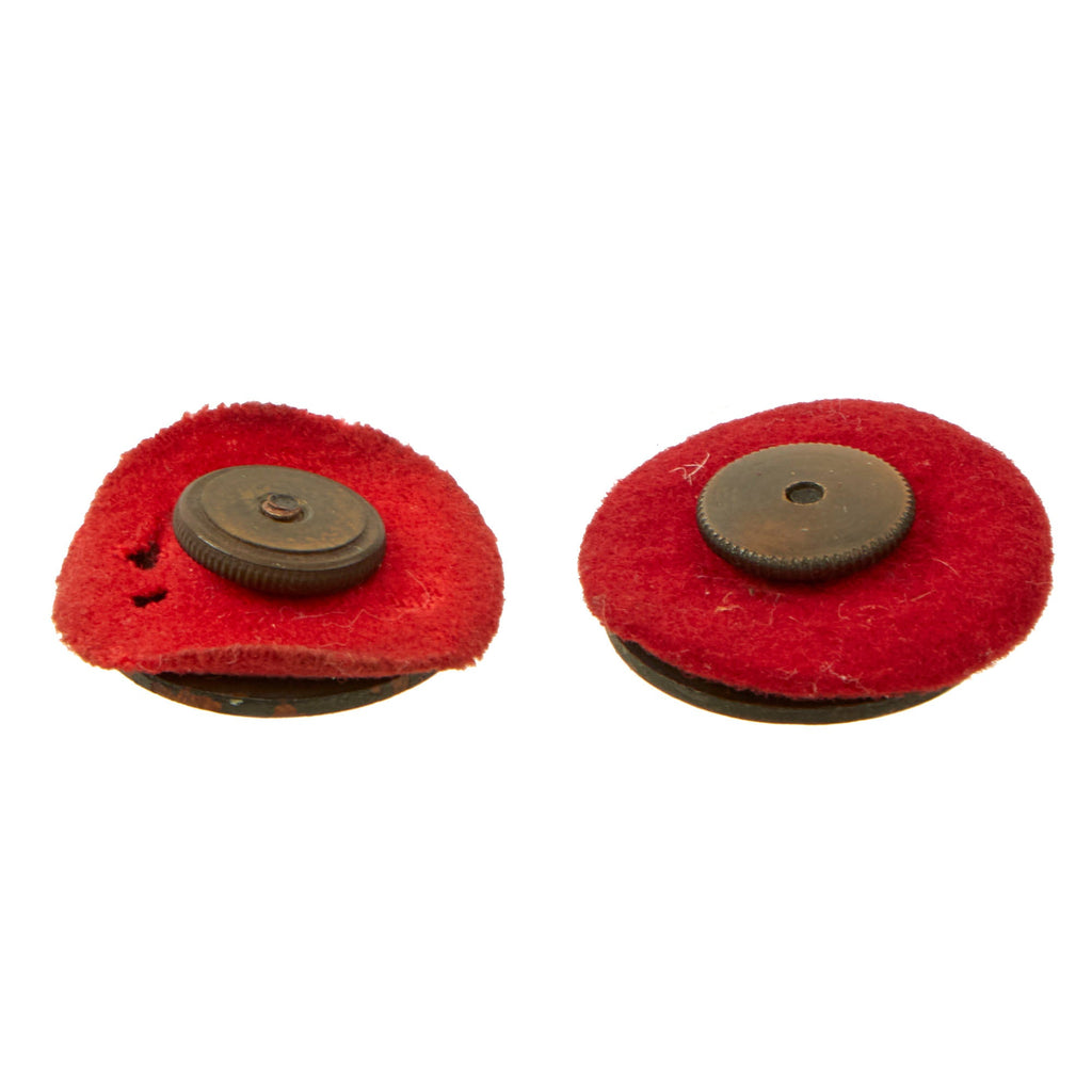 Original U.S. WWI Felt-Backed Collar Discs Used in Army of Occupation ...
