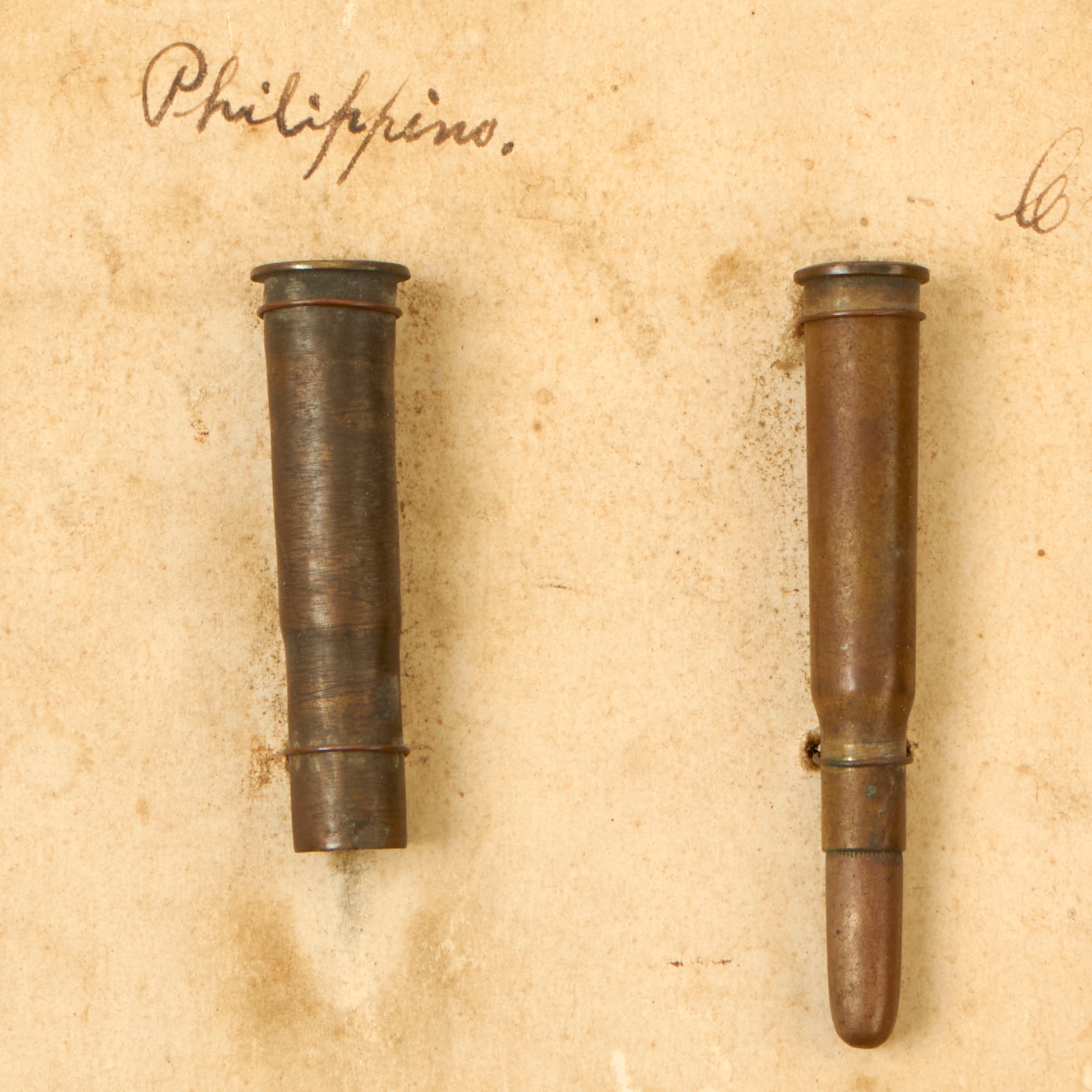 Original U.S. Spanish-American War Veteran Cartridge “Bullets” Bringba ...