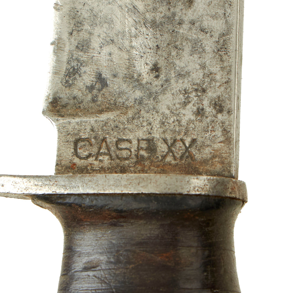 Original U.S. WWII Case 337-6”Q Fighting Knife in Correct Leather Shea ...