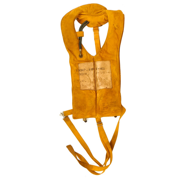 Original U.S. WWII USAAF Mae West Pneumatic Life Vest by Air Cruisers ...