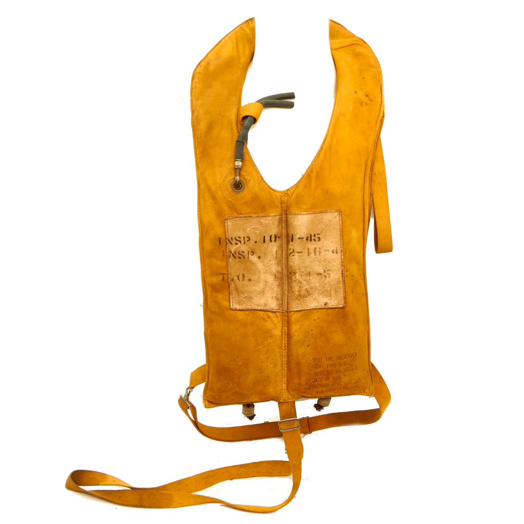 Original U.S. WWII USAAF Mae West Pneumatic Life Vest by Air Cruisers ...