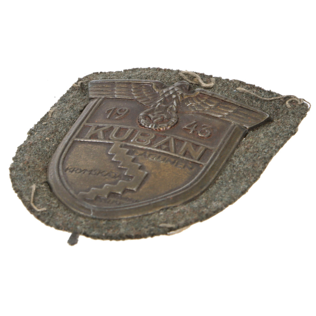 Original German WWII Heer Army Kuban Bridgehead Shield Decoration with ...