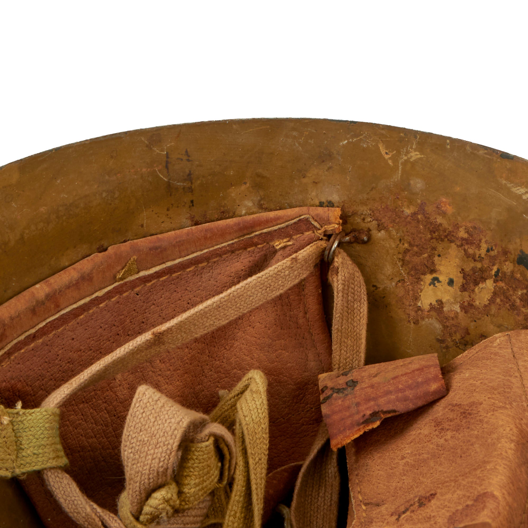 Original Japanese WWII Tetsubo Type 90 Army Helmet with Partial Liner ...