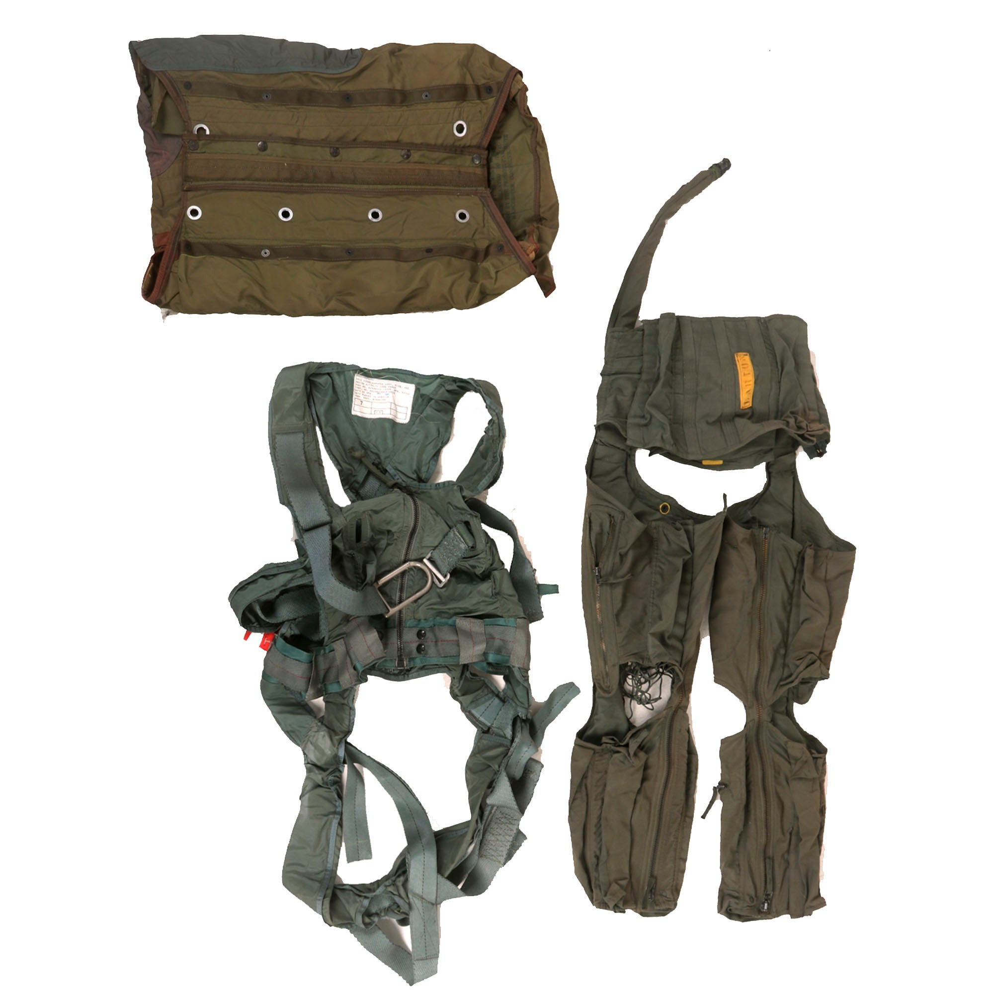 Original U.S. Late Cold War Era Air Force Flight Equipment Grouping wi ...