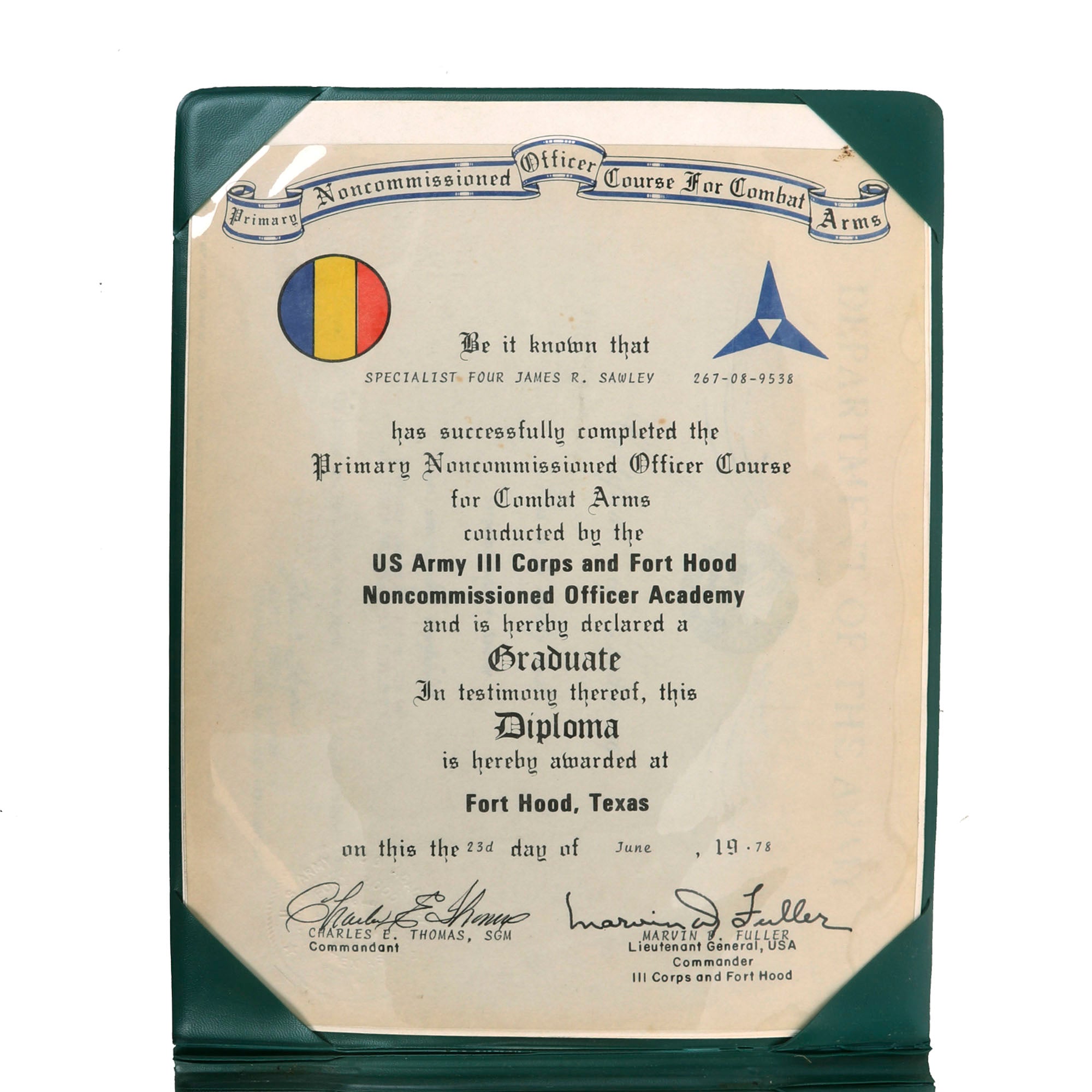 Original U.S. Vietnam War & Post Vietnam 1st Infantry Division Engrave ...