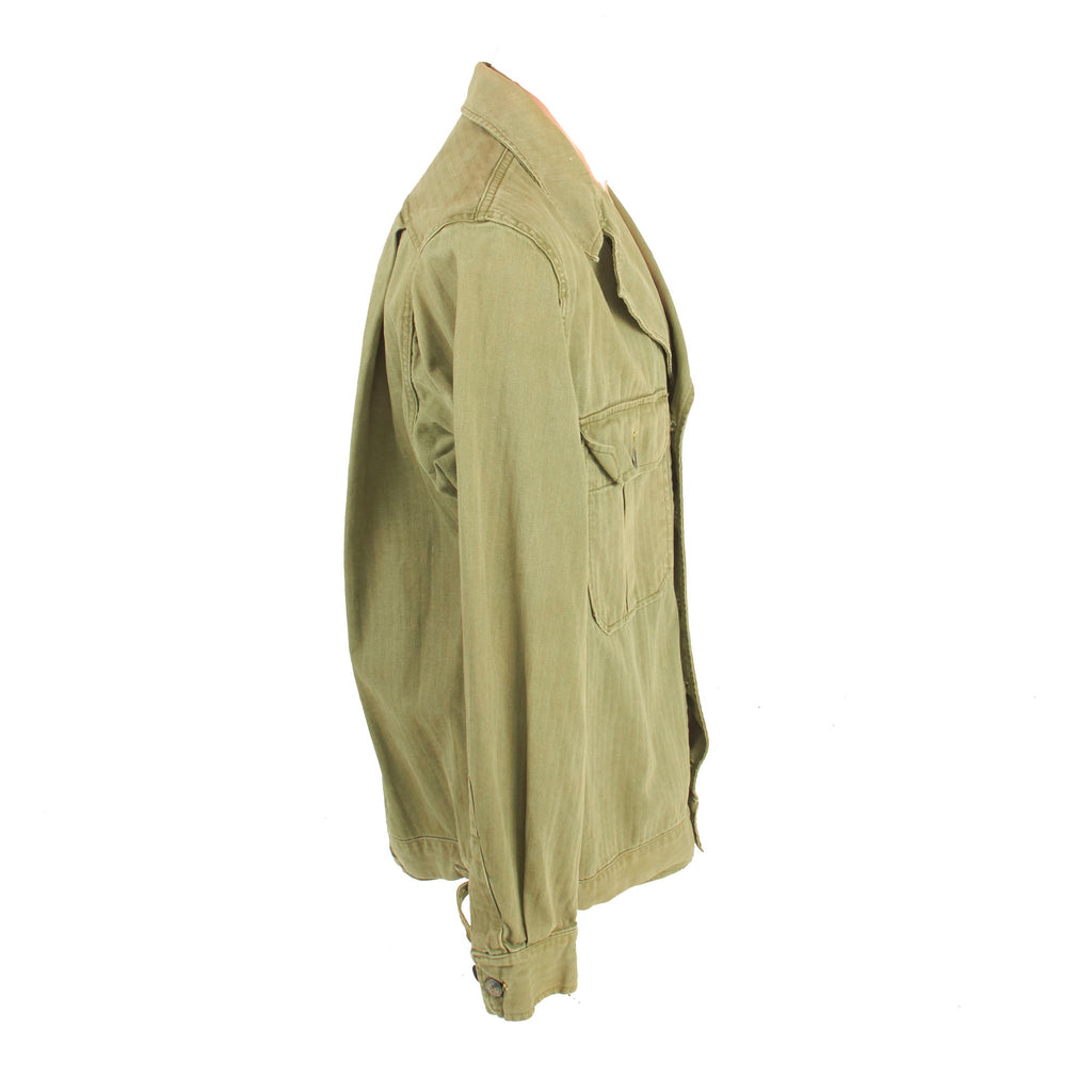 Original U.S. Army WWII M-1941 Herringbone Twill HBT Uniform Set As Fe ...