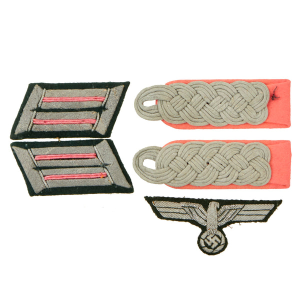 Original German WWII Heer Army Panzer Major's Uniform Rank Insignia Se ...