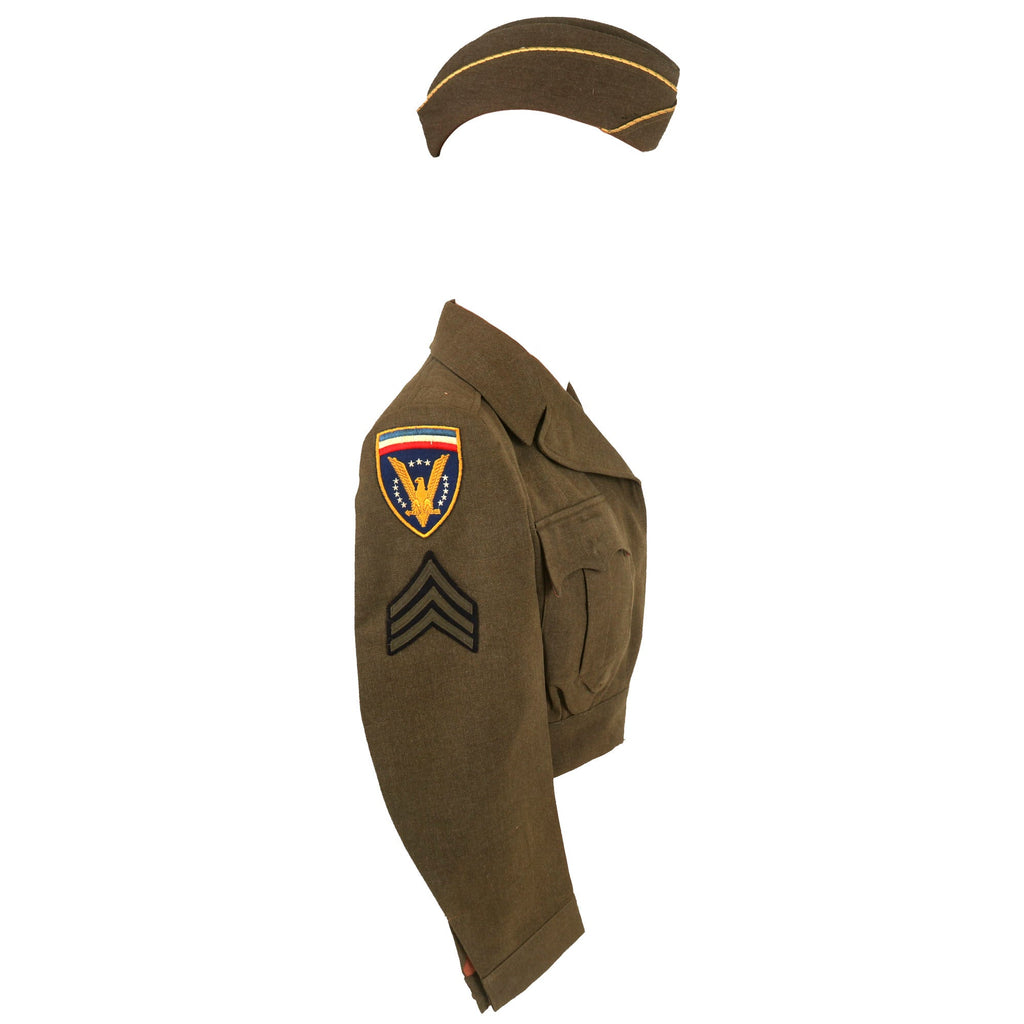 Original U.S. WWII Women’s Army Corps WAC Grouping with Extensive Germ ...