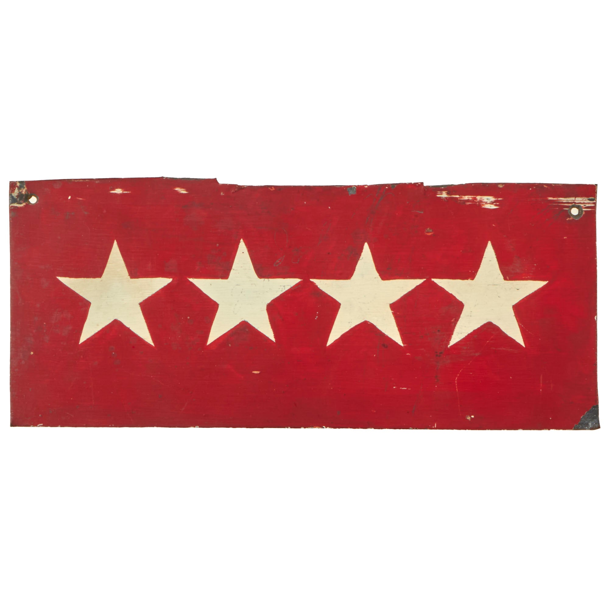 Original U.S. WWI Era Army Four Star General Military Vehicle Identifi ...
