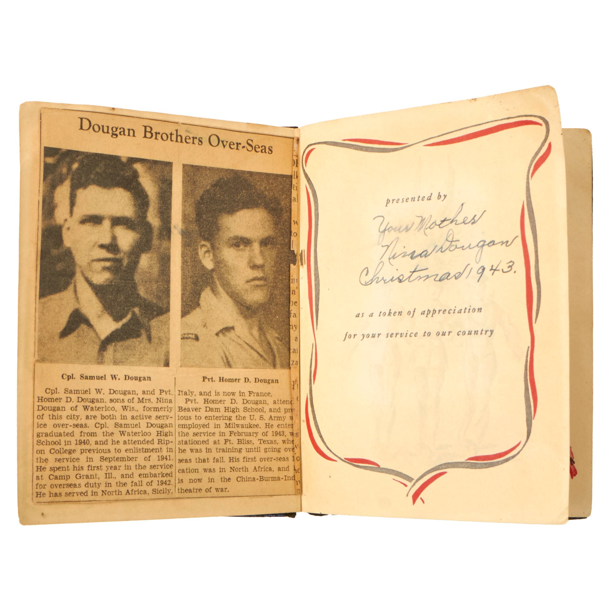 Original U.S. WWII Operation Torch Allied Invasion of North Africa “In ...