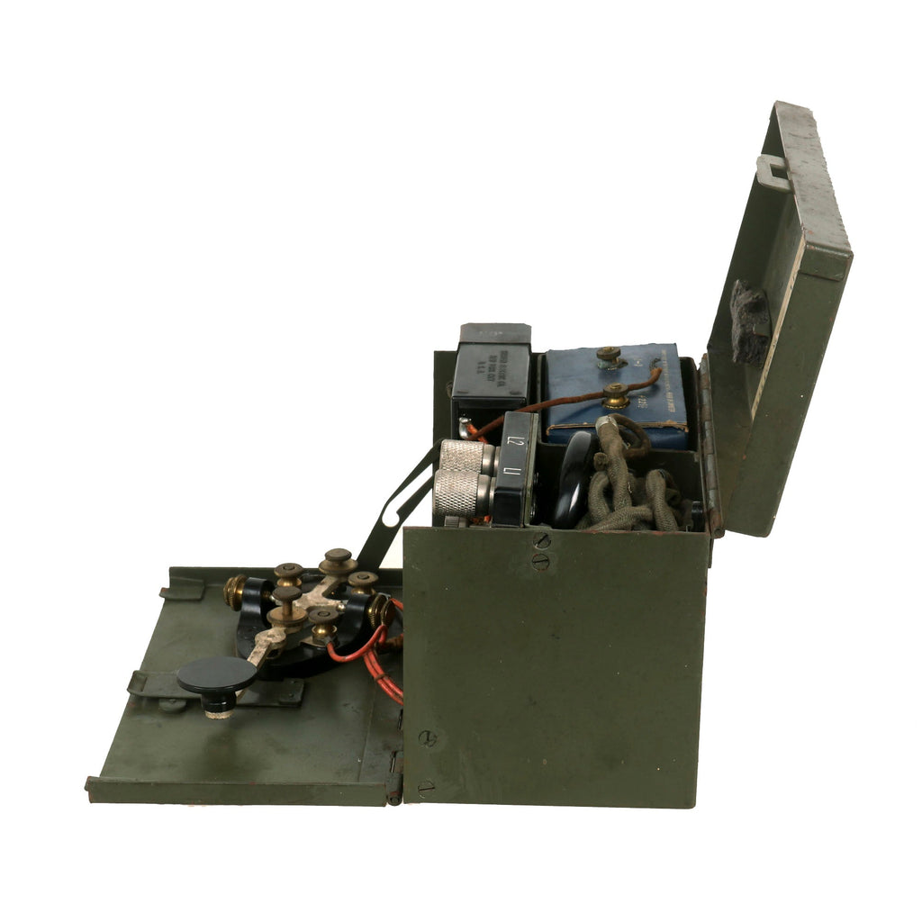 Original WWII U.S. Army Signal Corps Telegraph Set TG-5-B with Earpiec ...