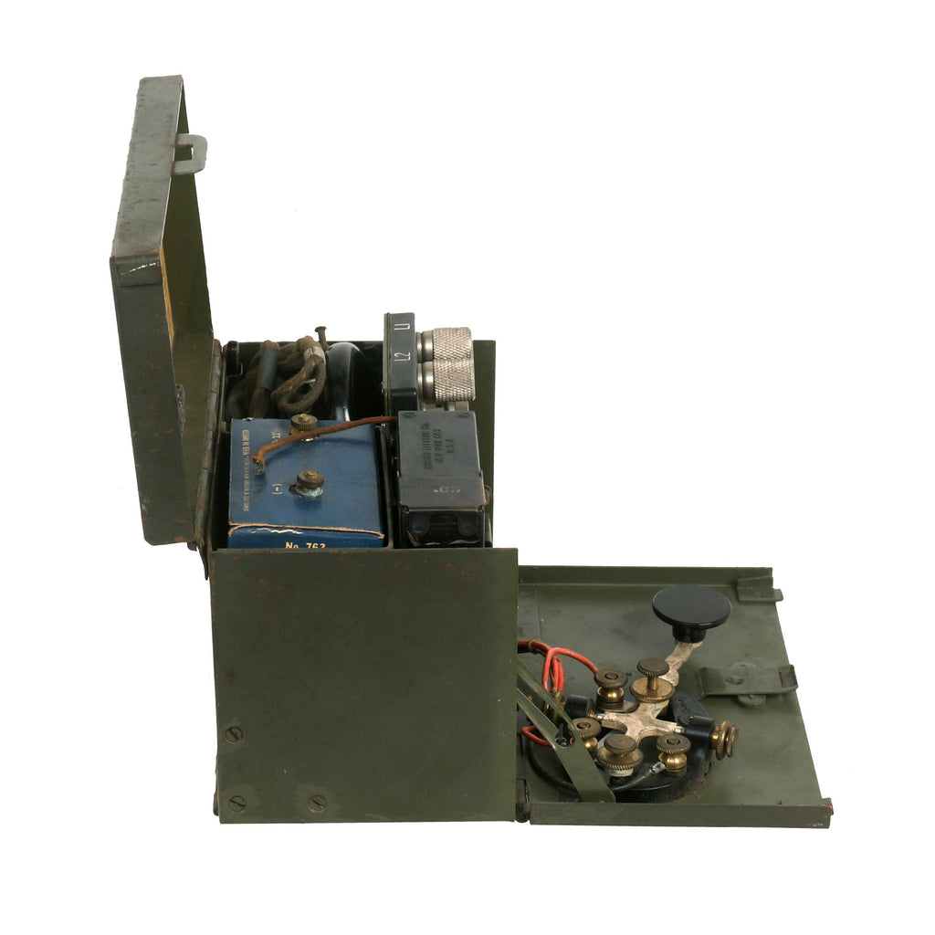 Original WWII U.S. Army Signal Corps Telegraph Set TG-5-B with Earpiec ...
