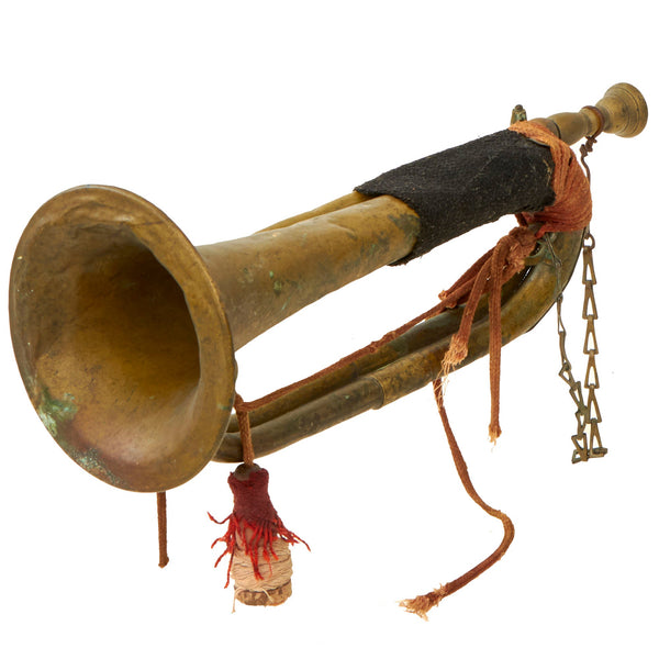 Original WWII Imperial Japanese Army Brass Bugle with Black Wrap & Fad ...