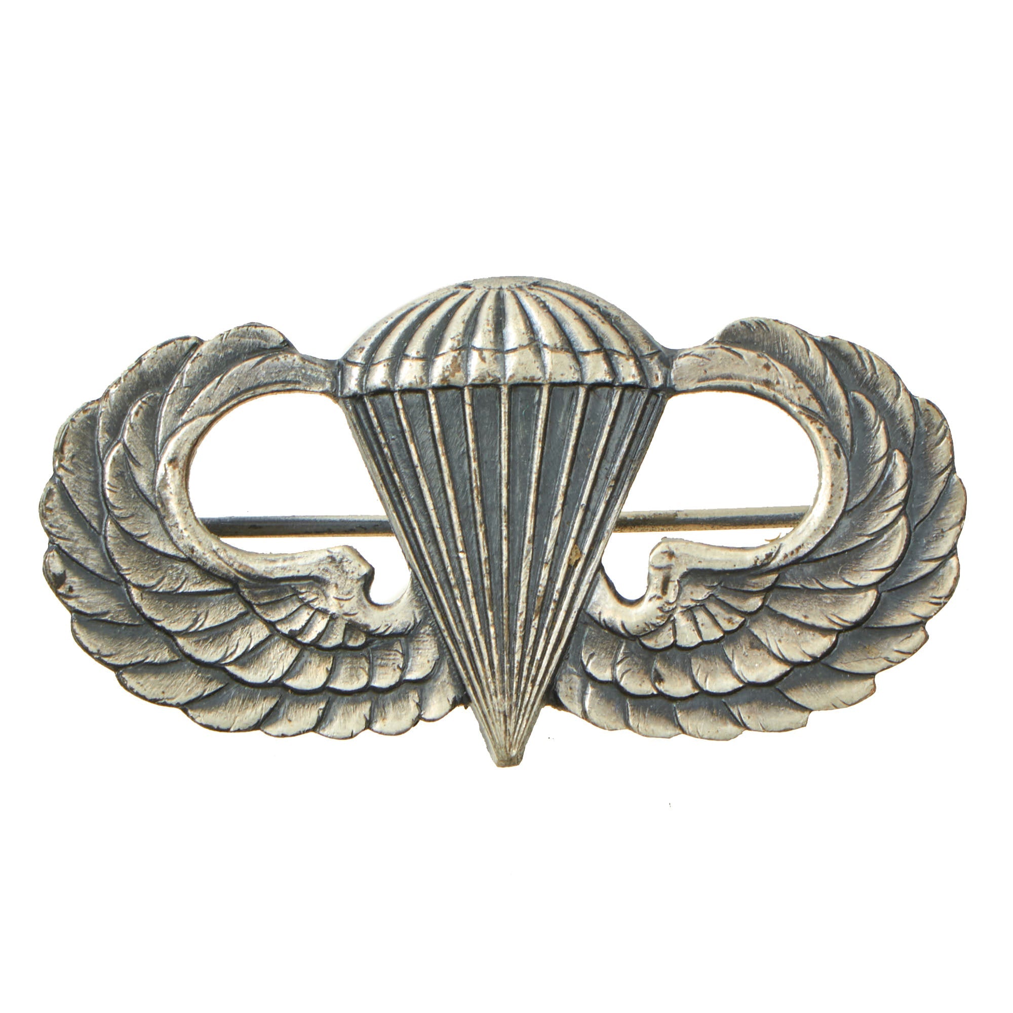 Original U.S. WWII Sterling Silver Airborne Jump Wings With Box - Unis ...