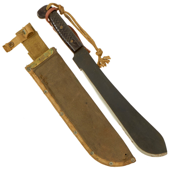 Original Scarce Australian WWII 15” Machete with Plastic Handles and C ...