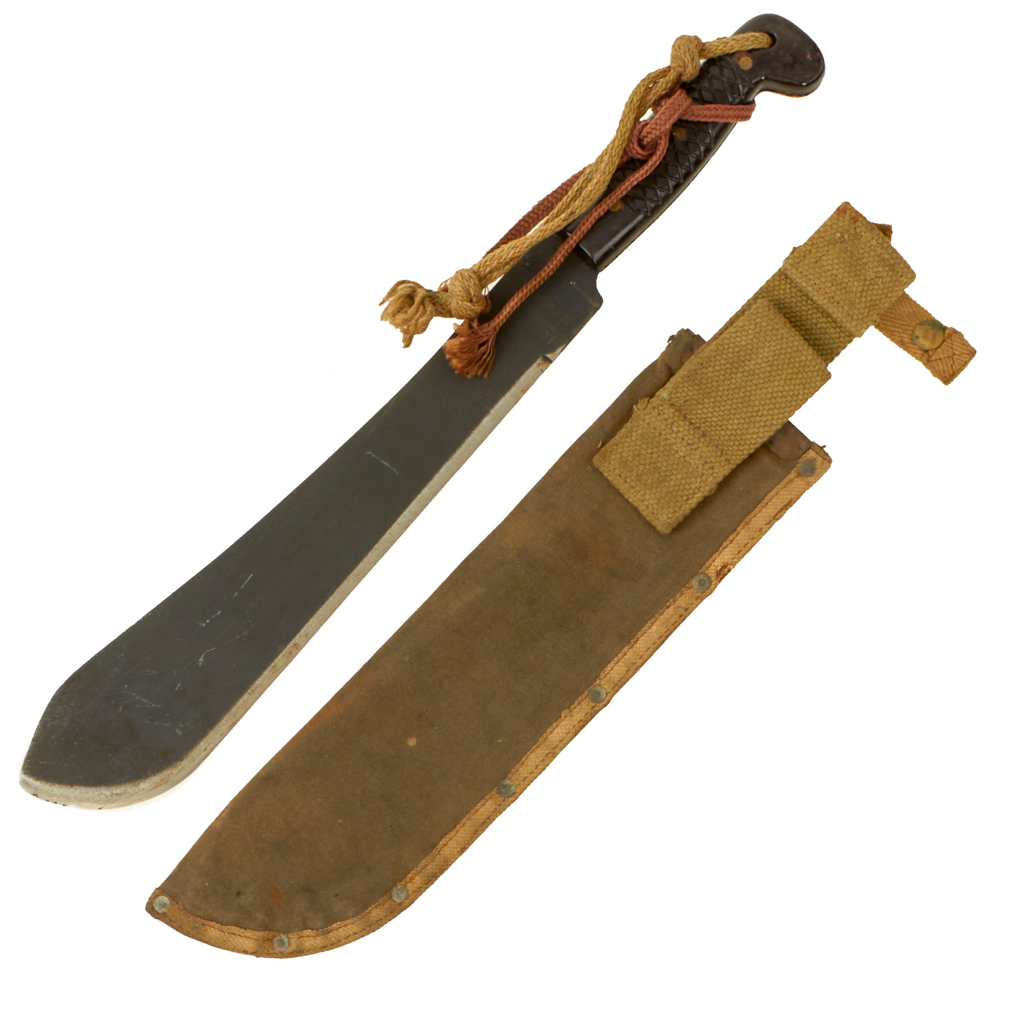 Original Scarce Australian WWII 15” Machete with Plastic Handles and C ...