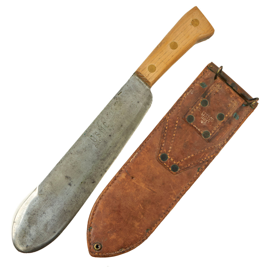 Original U.S. WWII USMC Bolo Knife by Chatillon with BOYT 1944 Scabbard ...