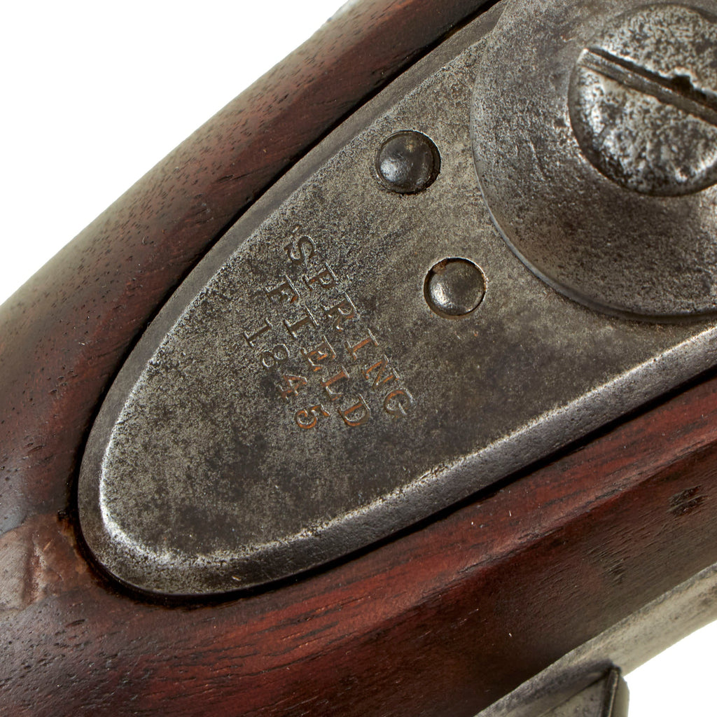 Original U.S. Civil War Era Springfield Model 1842 Percussion Musket b ...