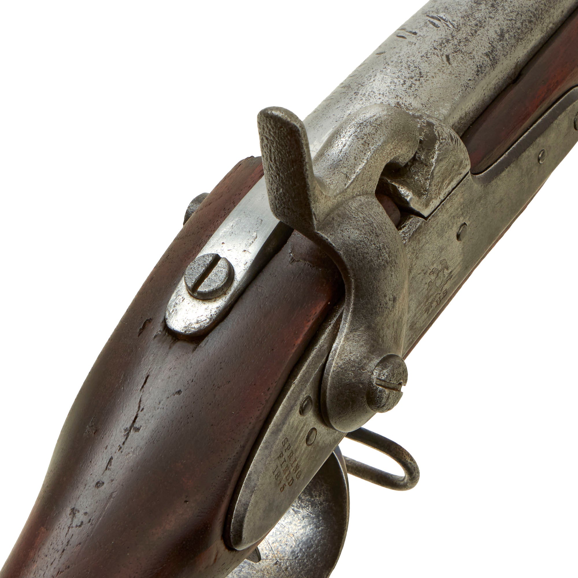 Original U.S. Civil War Era Springfield Model 1842 Percussion Musket b ...