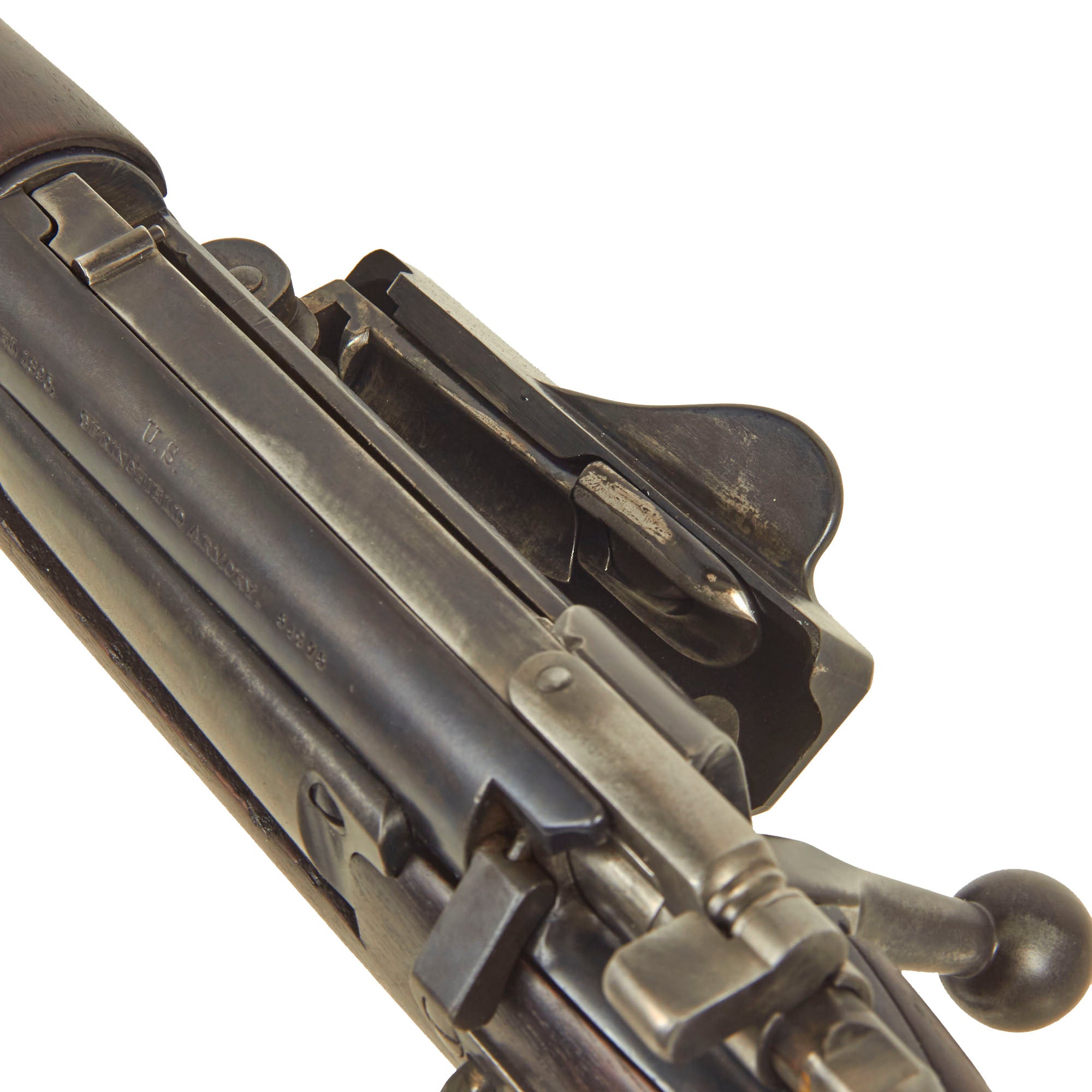 Original U.S. Springfield M1896 .30-40 Krag–Jørgensen Saddle-Ring Carb ...