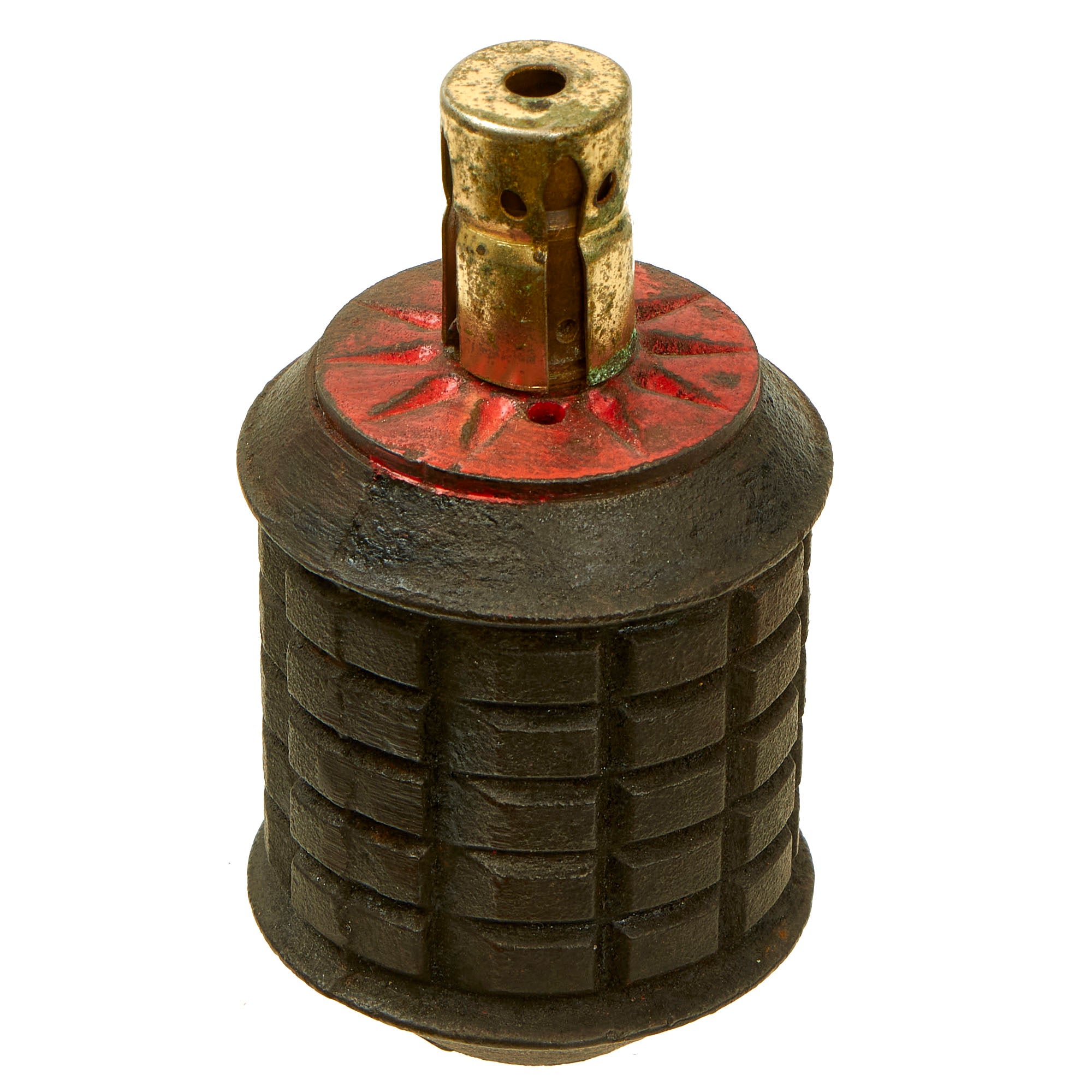 Original Japanese WWII Type 97 Inert Fragmentation Hand Grenade with F ...