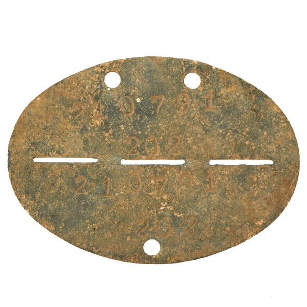 Original German WWII Identity Disc Dog Tag - Fallschirm Panzergrenadie ...