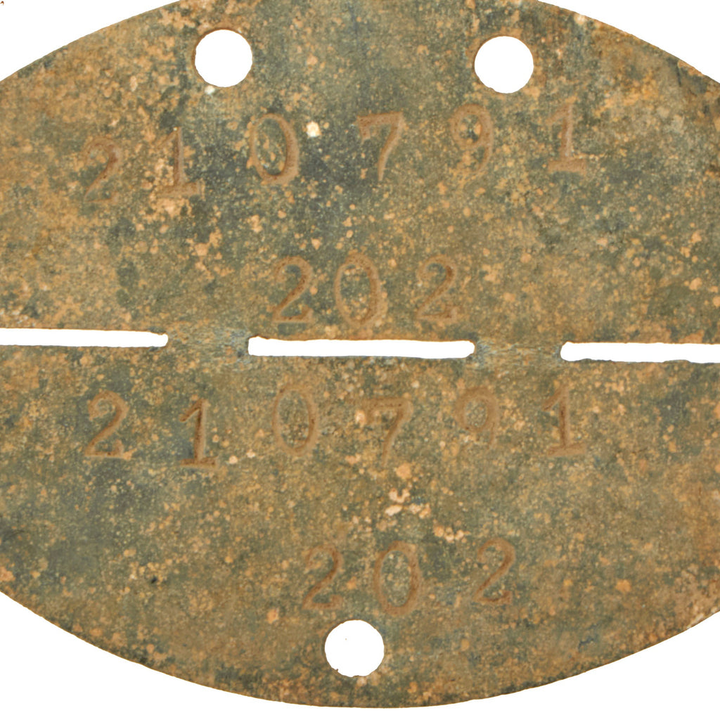 Original German WWII Identity Disc Dog Tag - Fallschirm Panzergrenadie ...