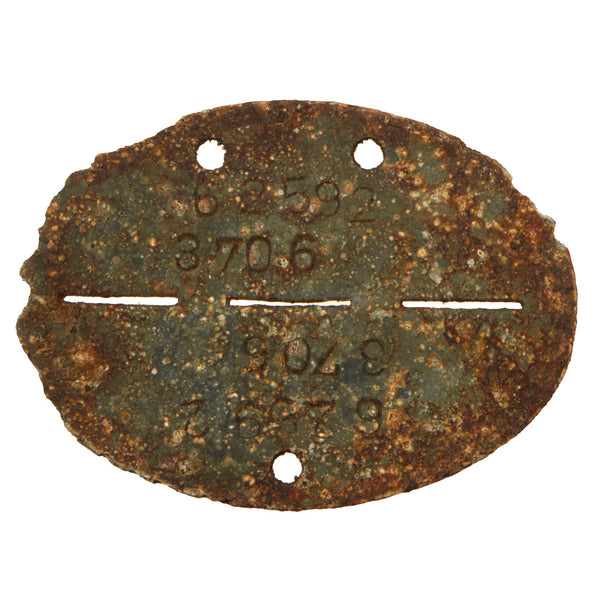 Original German WWII Identity Disc Dog Tag - 3rd Co. Fallschirmjäger M ...