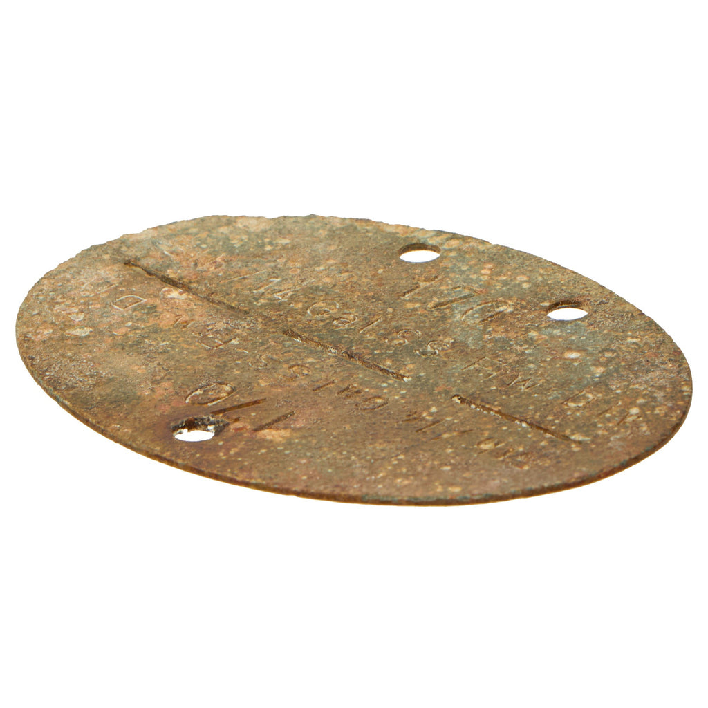Original German WWII SS Identity Disc Dog Tag - 14th Waffen Grenadier ...