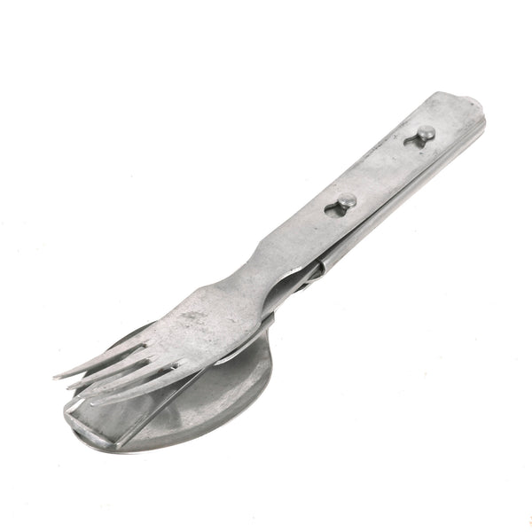 Original German WWII Mess Kit Utensil Set - Steel - 1941 Dated ...