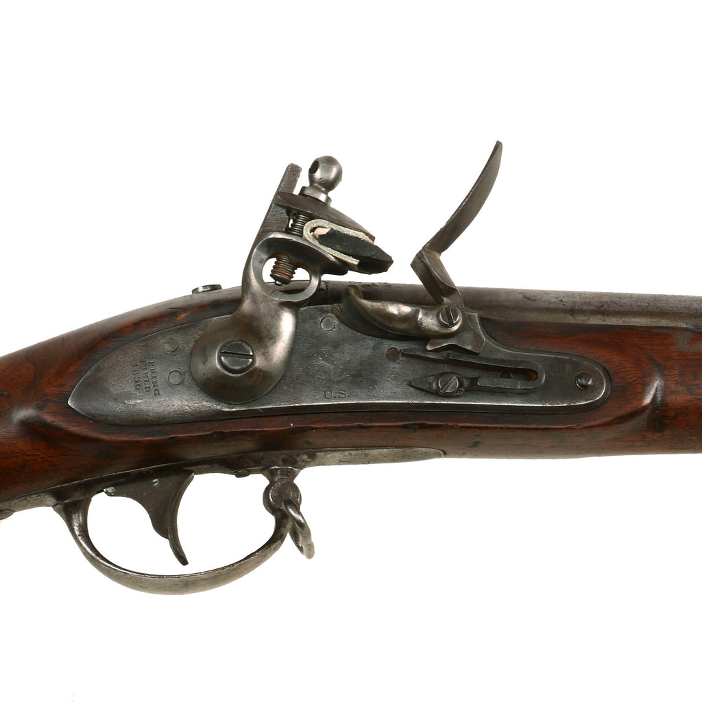 Original U.S. Springfield Model 1835 Flintlock Musket by Springfield A ...