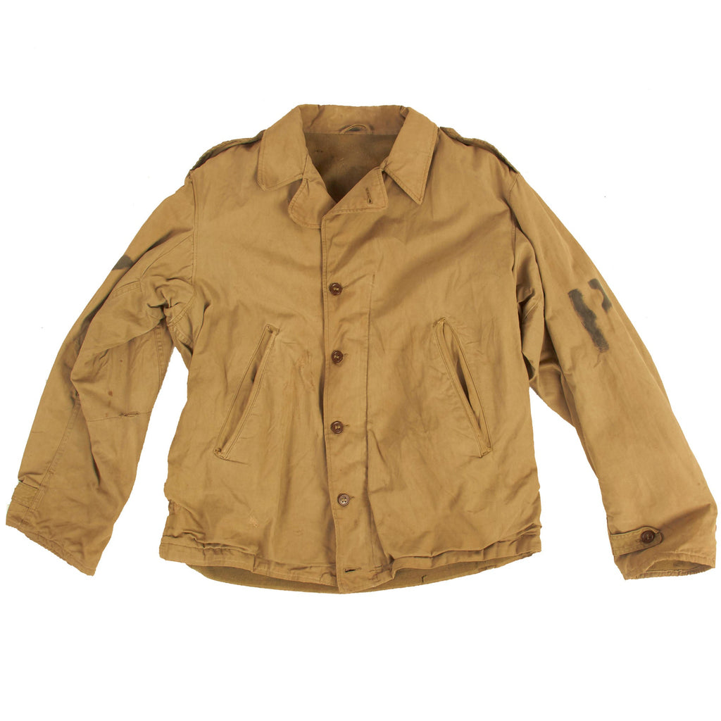 Original U.S. WWII M-1941 Field Jacket with Axis Prisoner of War PW St ...