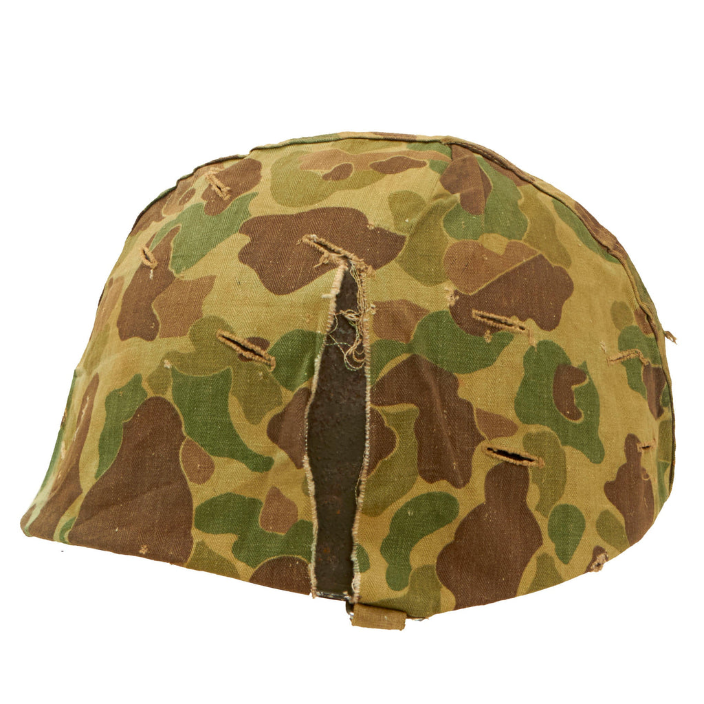 Original U.S. WWII & Korean War USMC M1 Helmet with Seaman Liner and B ...