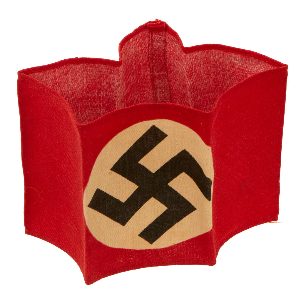 Original German WWII NSDAP Party Printed Cotton Armband – International ...