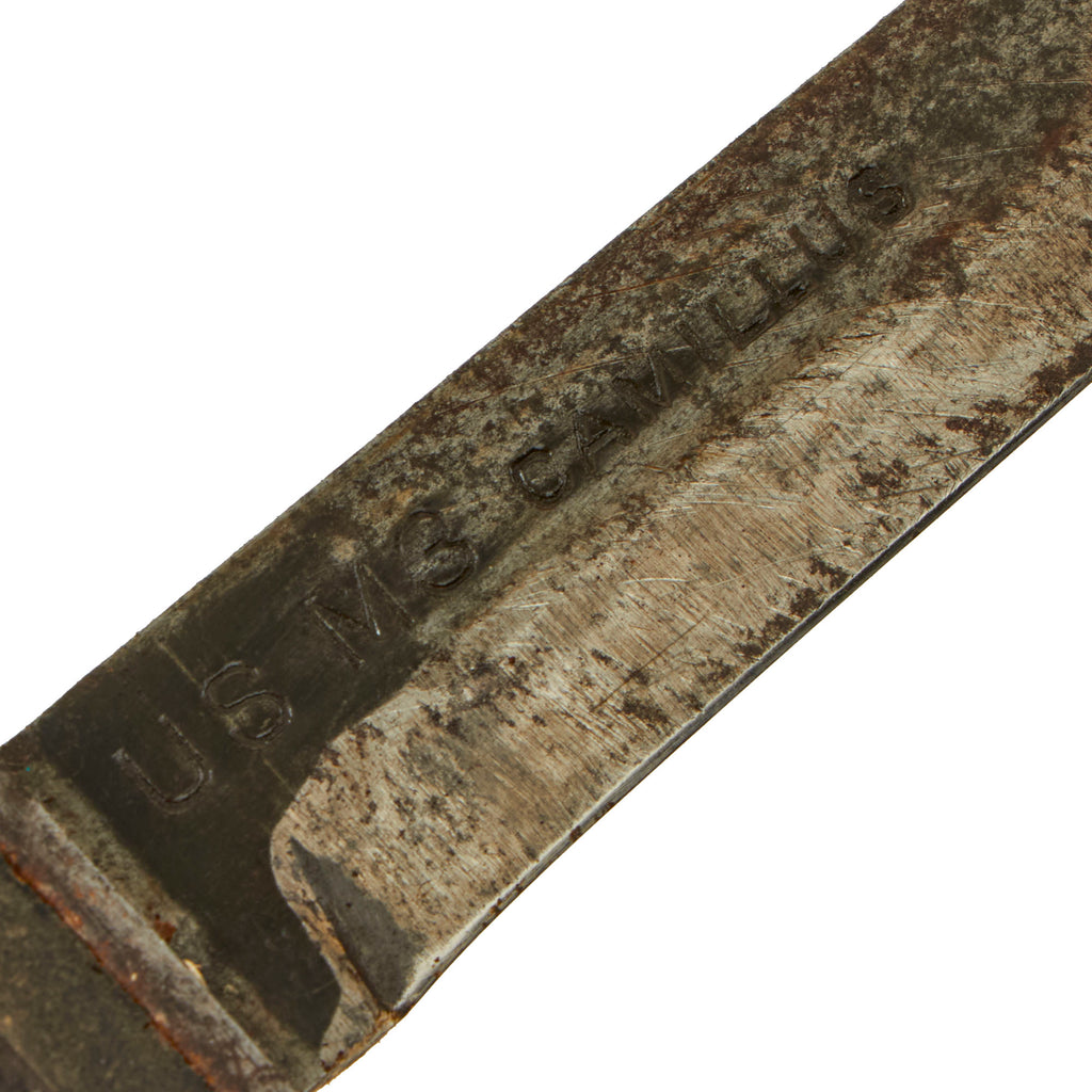 Original U.S. WWII M3 Blade Marked Fighting Knife by Camillus with Nam ...