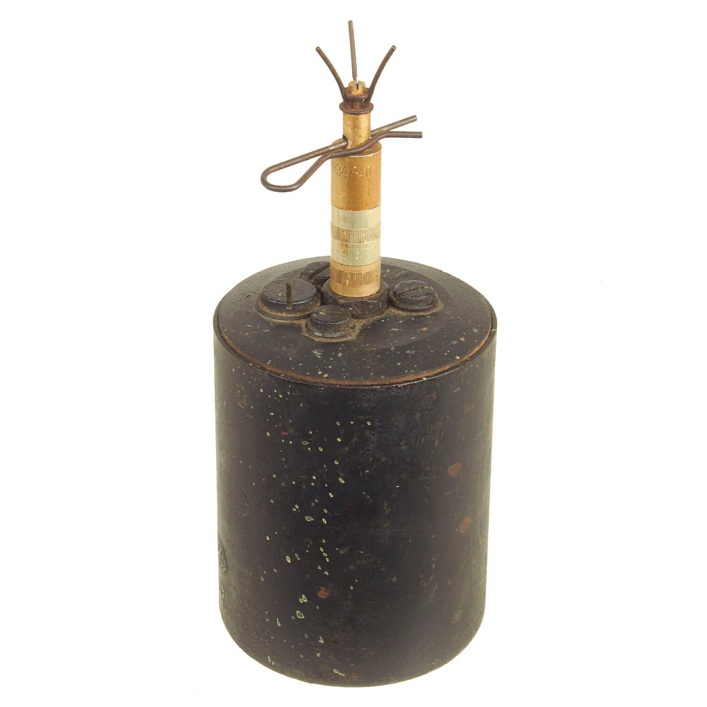 Original WWII German 1940 dated Bouncing Betty S-Mine with Shrapnel an ...