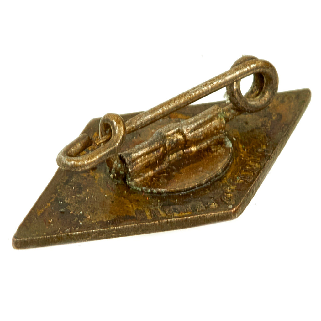 Original German WWII Early HJ Enamel Cap Badge Pin by Otto Hoffmann ...
