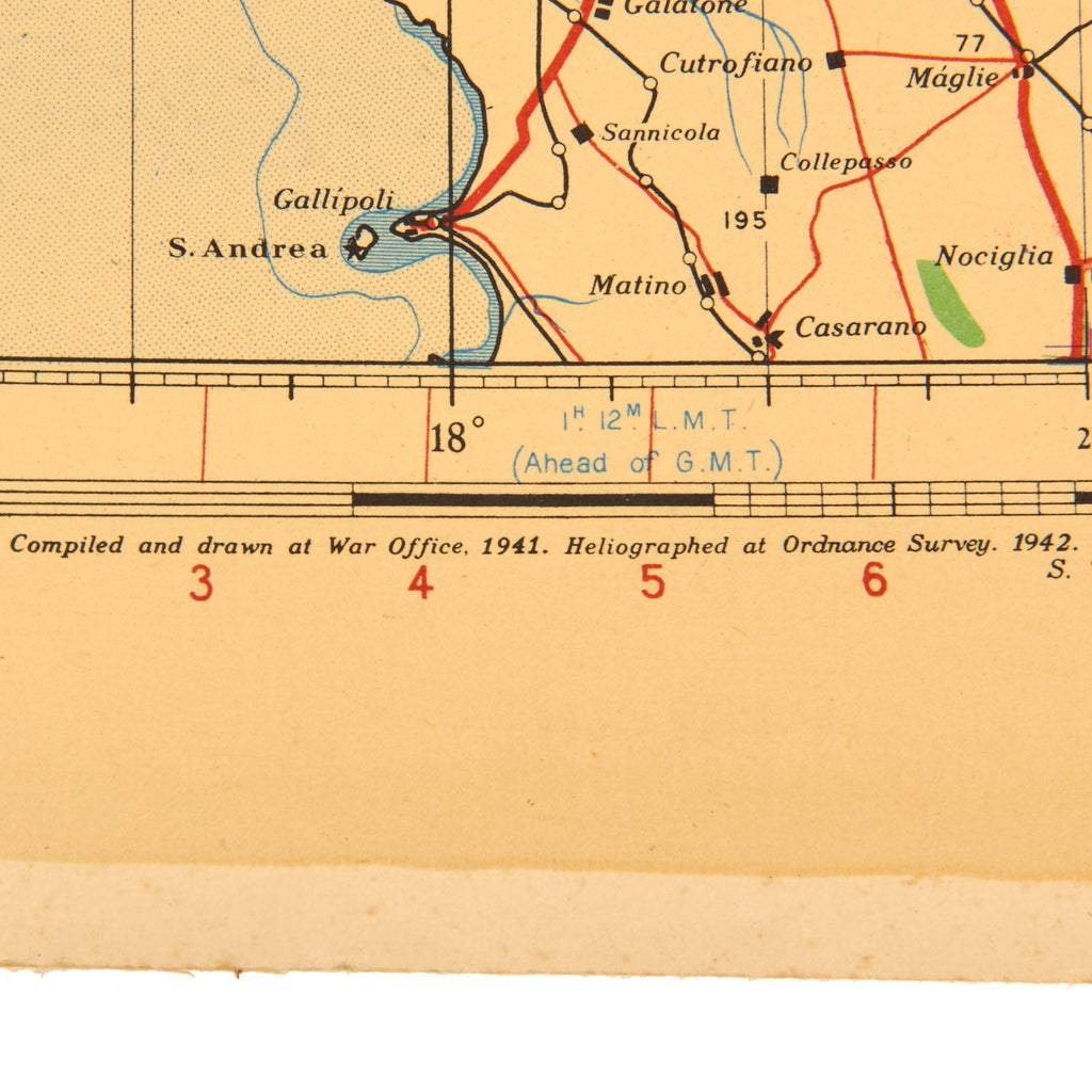 Original U.S. WWII US Army Air Forces Paper Map Lot - 6 Maps ...
