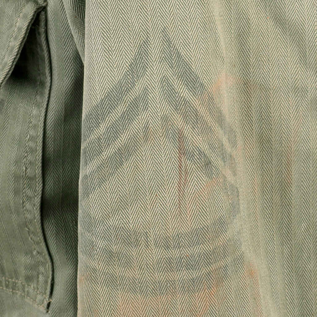 Original U.S. WWII Named USMC HBT Herringbone Twill P41 Utility Combat ...