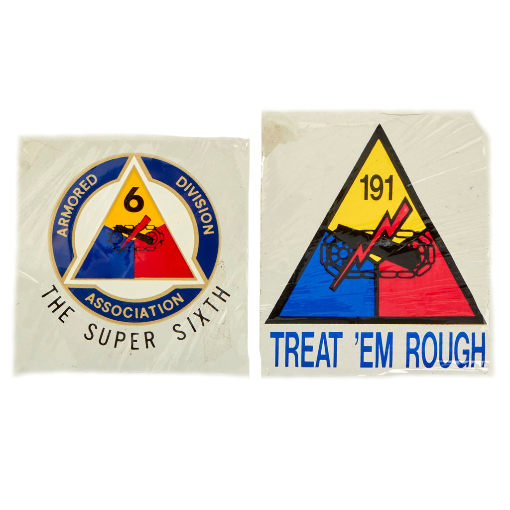 Original U.S. WWII to Cold War Era Armored Division Decals, Sticker an ...