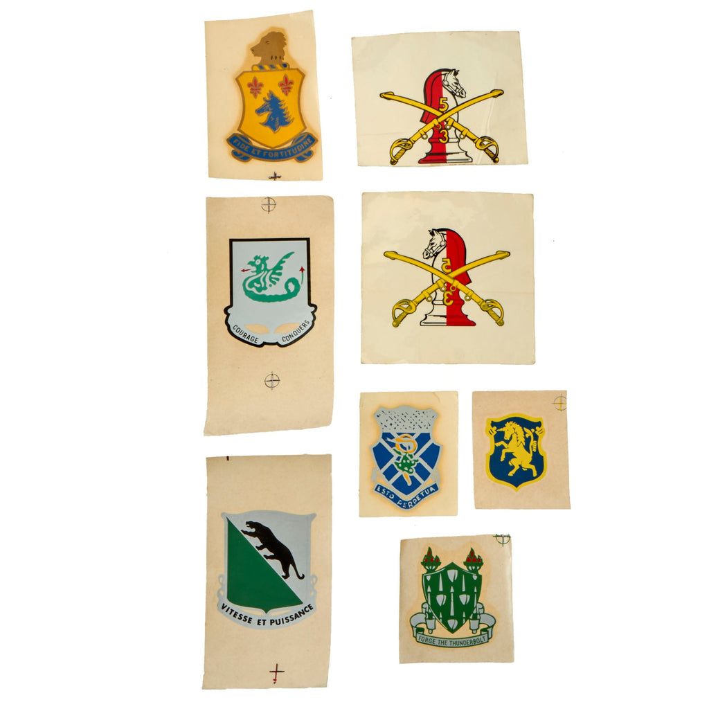 Original U.S. WWII to Cold War Era Armored Division Decals, Sticker an ...