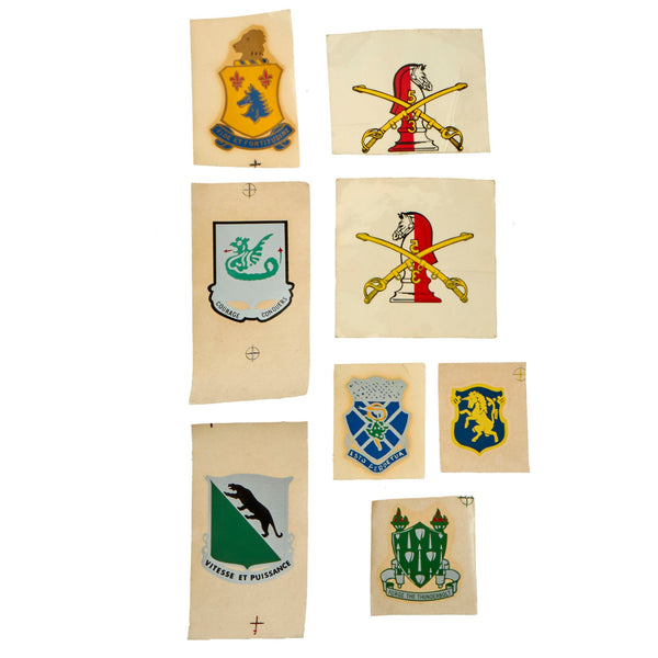 Original U.S. WWII to Cold War Era Armored Division Decals, Sticker an ...