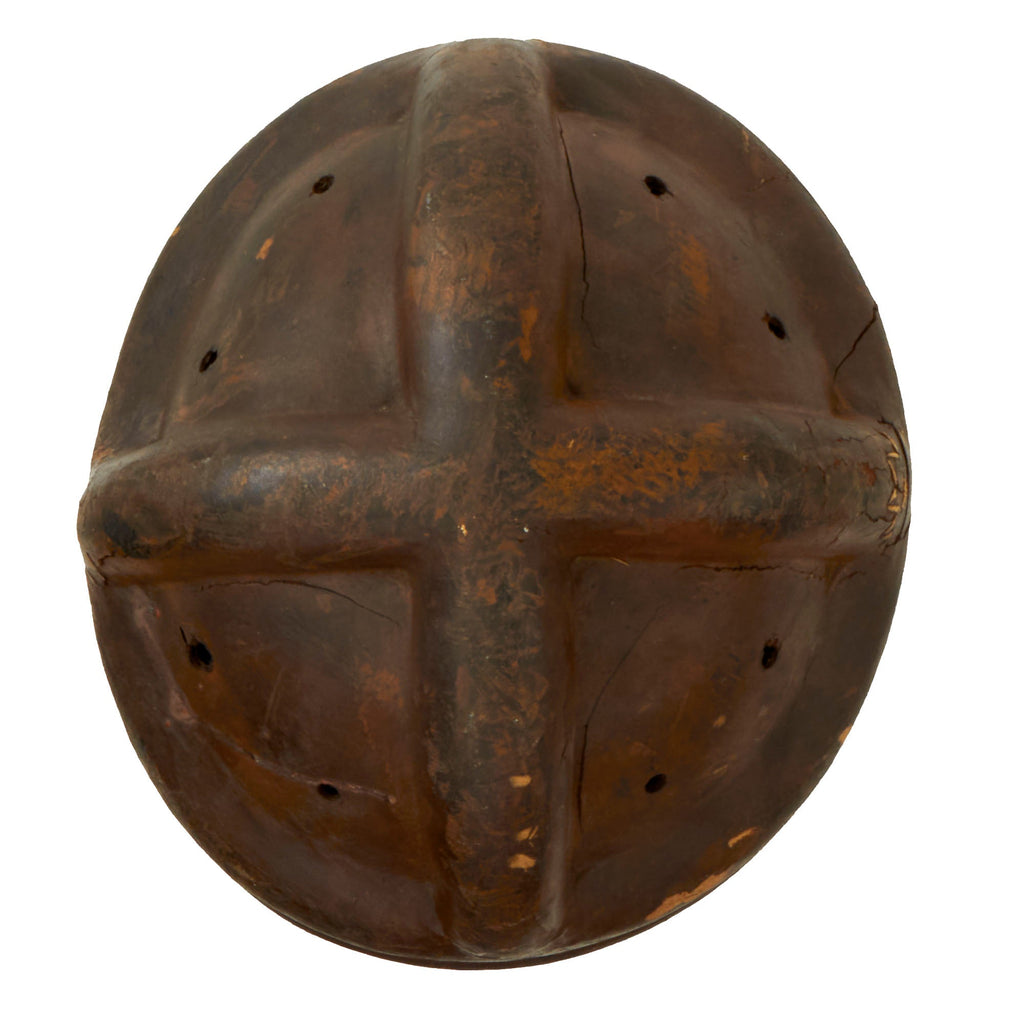 Original Imperial German WWI Panzer Tanker Lederschutzhelm Leather Cra ...