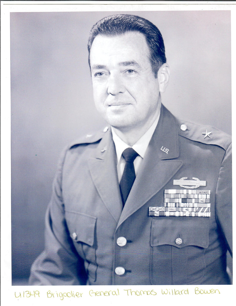 Original U.S. Vietnam War Brigadier General Thomas Willard Bowen AFH-1 ...