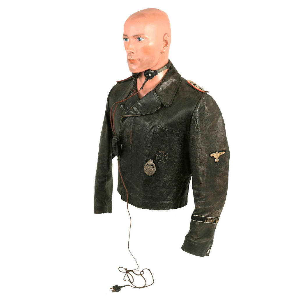 Original German WWII 1st Waffen-SS Panzer Division LAH Panzeräger NCO ...